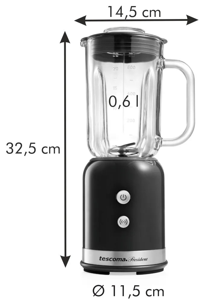 TESCOMA Smoothie mixér PRESIDENT 0,6 l, smetanová