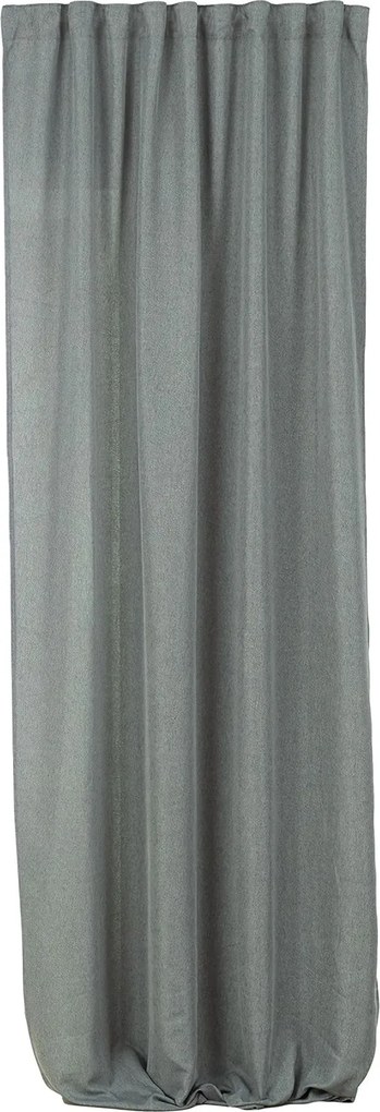 Hotový závěs BASIC s řasící páskou 140x300cm šedý denim