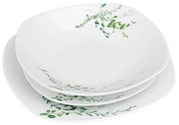 Jídelní sada talířů porcelánová 18 ks