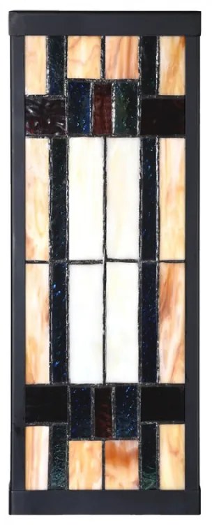 Nástěnné světlo Tiffany v art deco stylu Vandenberg – 14x16x40 cm