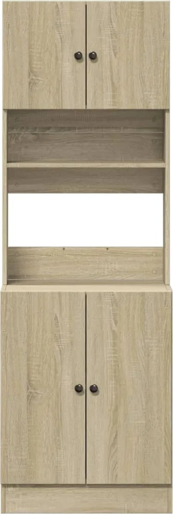 Kuchyňská skříňka dub sonoma 60 x 50 x 180 cm kompozitní dřevo 3276639