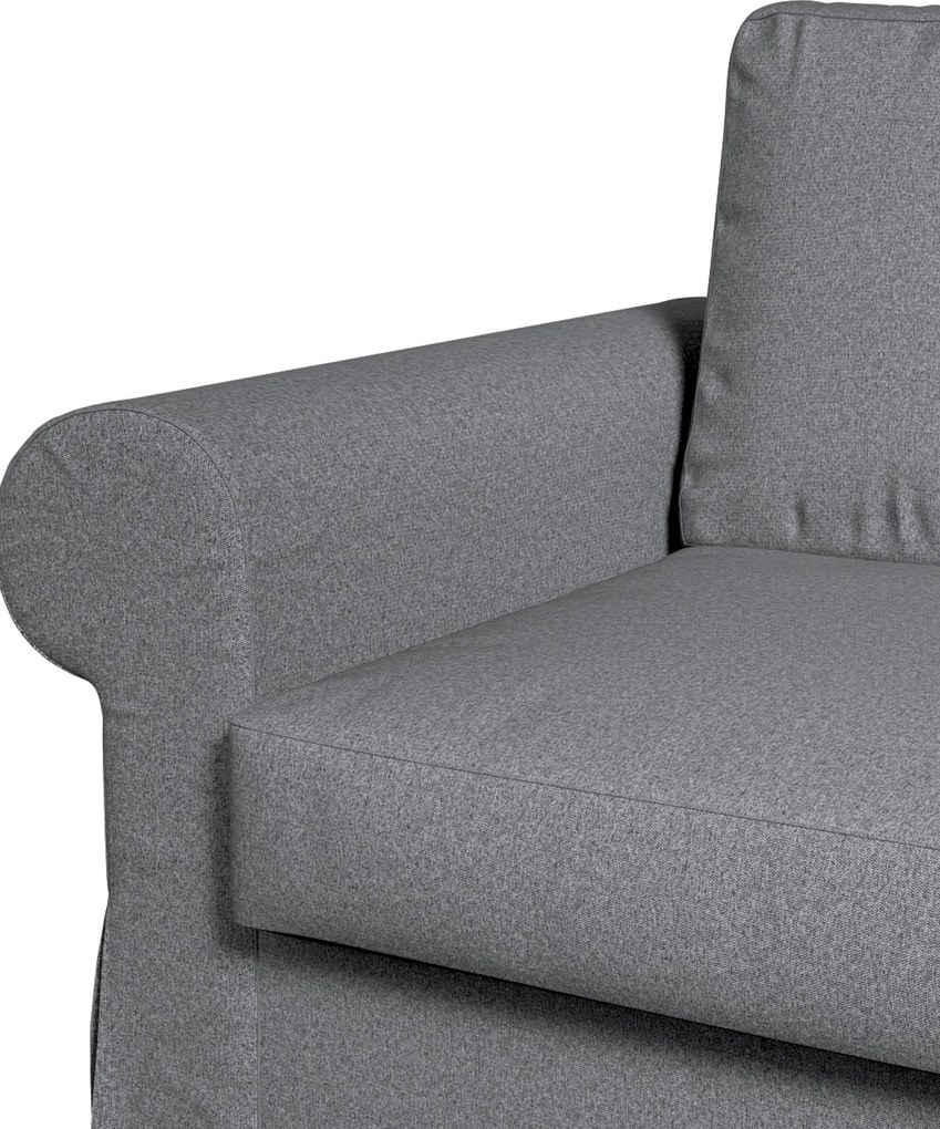 Potah na pohovku IKEA Backabro 2-místná, rozkládací barva šedá látka pletený vzor
