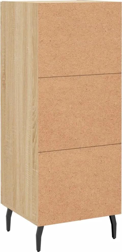 vidaXL Příborník 34,5 x 34 x 90 cm kompozitní dřevo [830463] Barva: Betonová šedá
