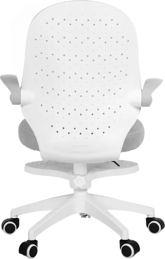 Dětská otočná židle Neoseat JUNI 012 s podnoží — látka, šedá