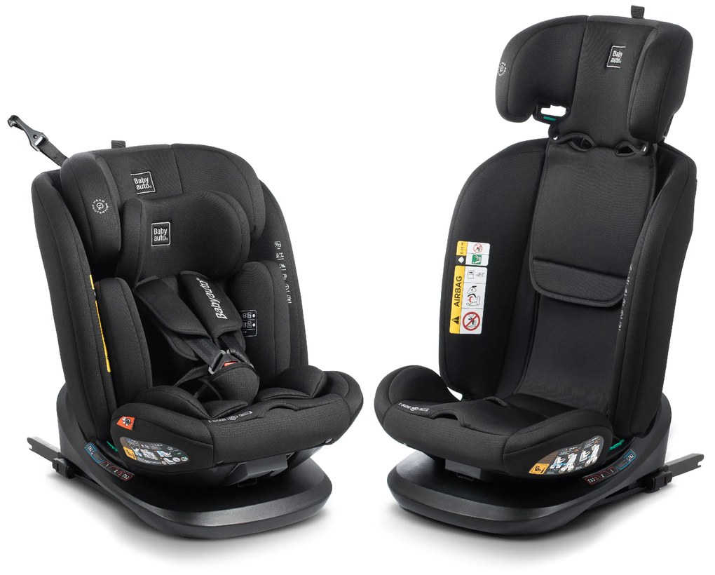 BabyAuto CARIO iFIX i-Size 360 40-150 autosedačka, black