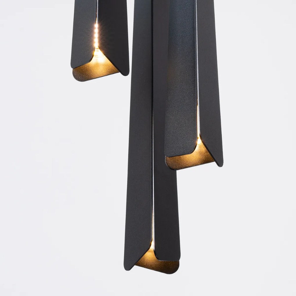 Sollux Lighting Závěsná lampa PRYSM 3P černá