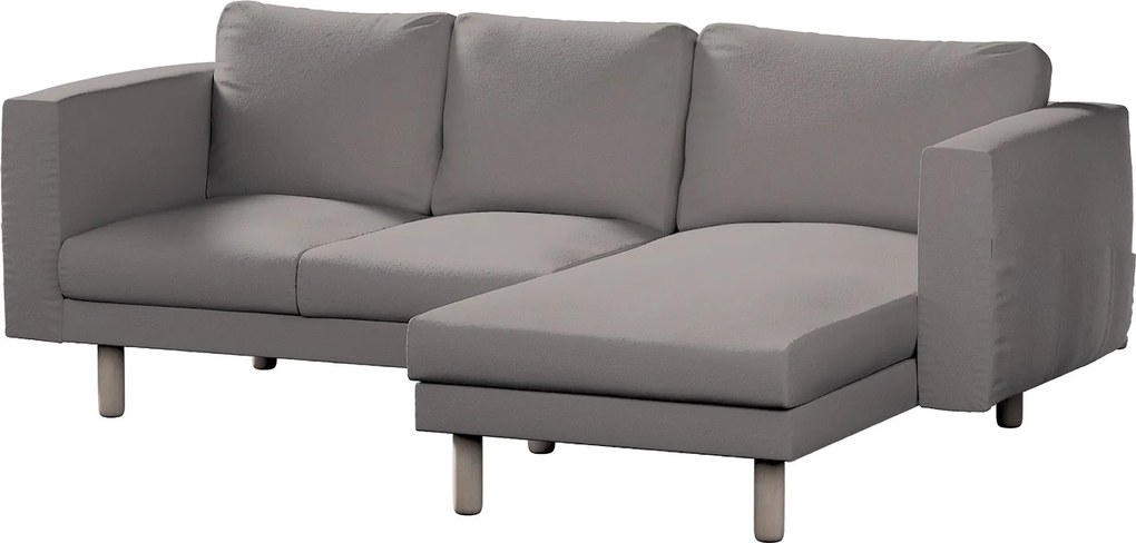 Potah na pohovku IKEA Norsborg 3-místná se šezlongem barva béžová látka pletený vzor