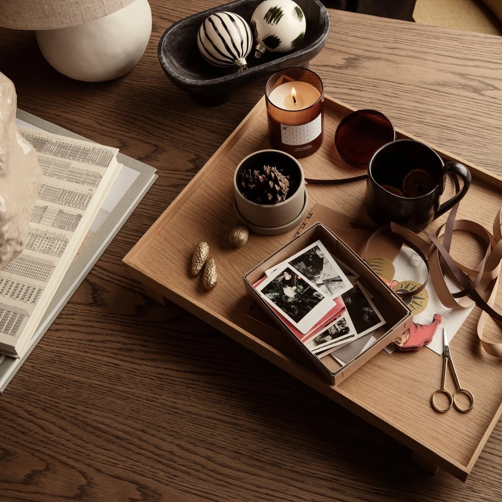 FERM LIVING Dřevěný podnos Bon X Small, Oak