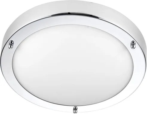 Kulatý stropní svítidlo Portico 54676 Saxby koupelnový Led 9W 4000K IP44 chrom
