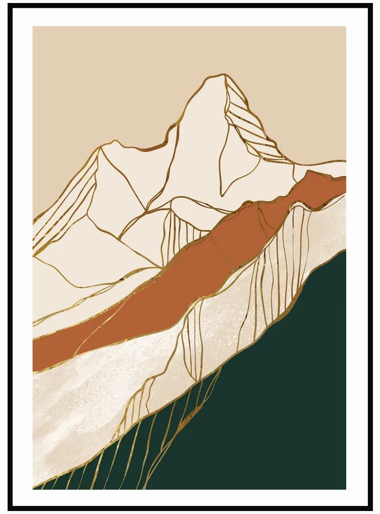 Plakát Zlaté pohoří IV 30 x 40 cm
