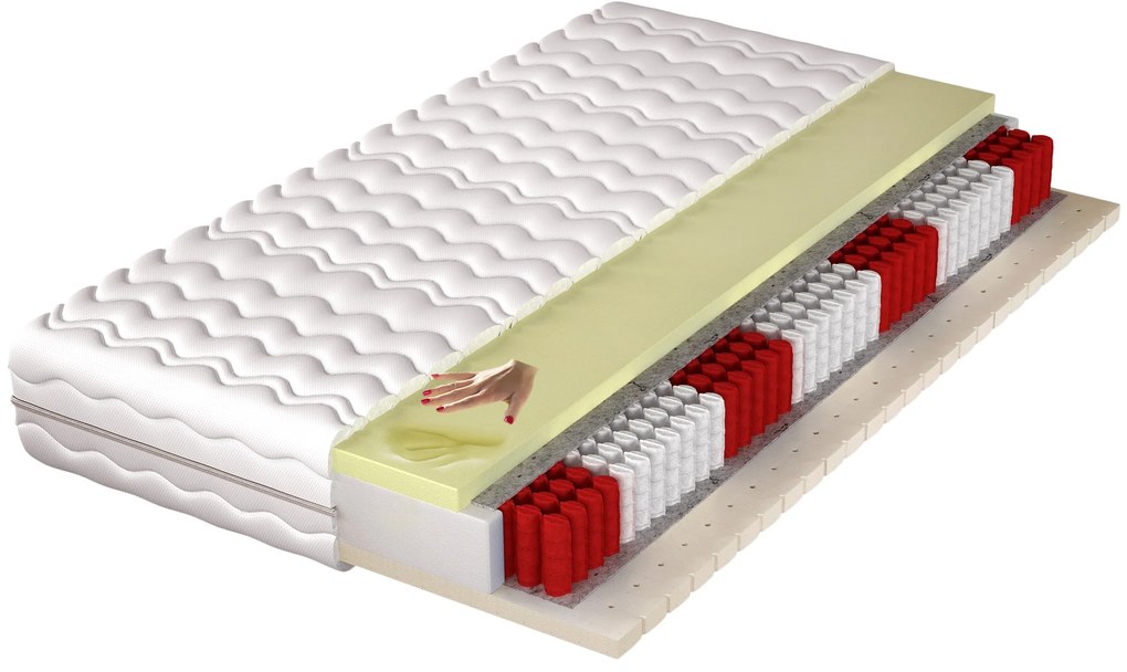 Wojtex Matrace Multipocket s latexem Oregon - 180x200 cm