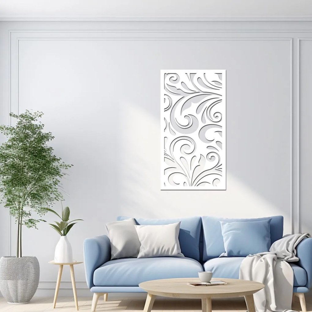 dřevo života Dekoračn panel Hermuia Rozměry (cm): 20x40, Barevný vzor: Bílá