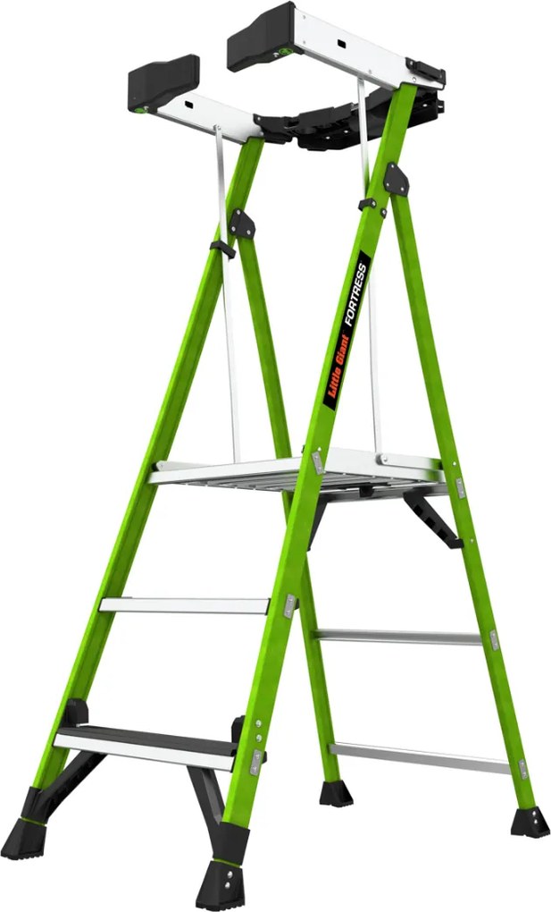 Little Giant | Fortress – sklolaminátové schůdky pro bezpečnou práci ve výšce Model: 6, Max. dosah: 363 cm
