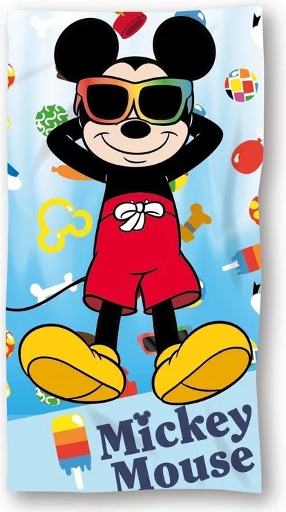 Bavlněná plážová osuška MICKEY MOUSE 70 x 140 cm