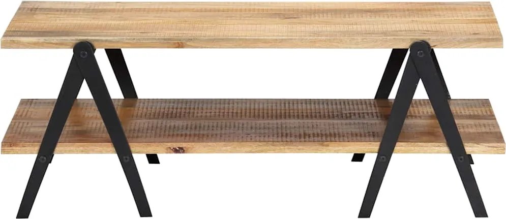 Konferenční stolek 115 x 60 x 40 cm masivní mangovník 248094