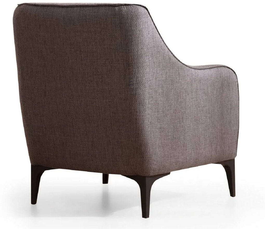 Designové křeslo Beasley tmavě šedé