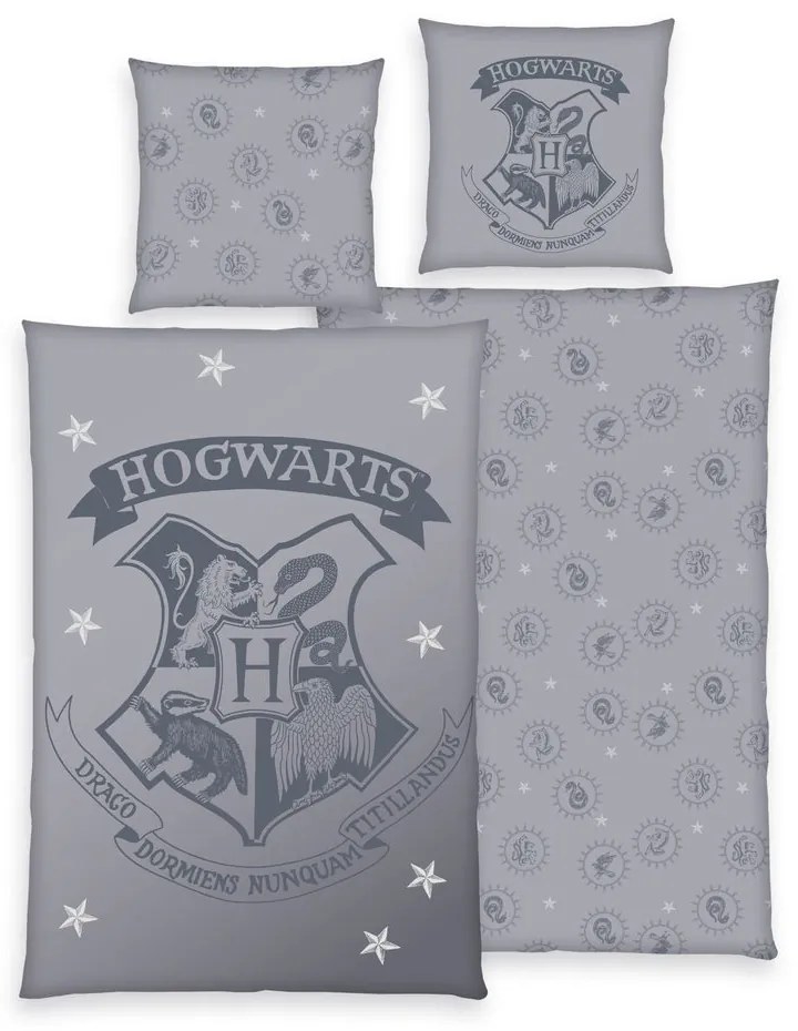 Herding Povlečení Harry Potter Silver 135x200/80x80cm