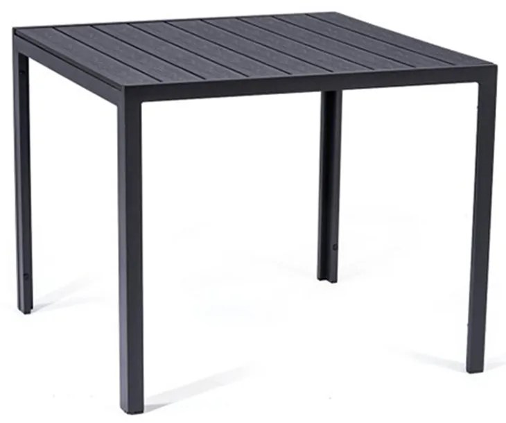 Vikio Zahradní jídelní stůl 90x90cm DT165 antracit