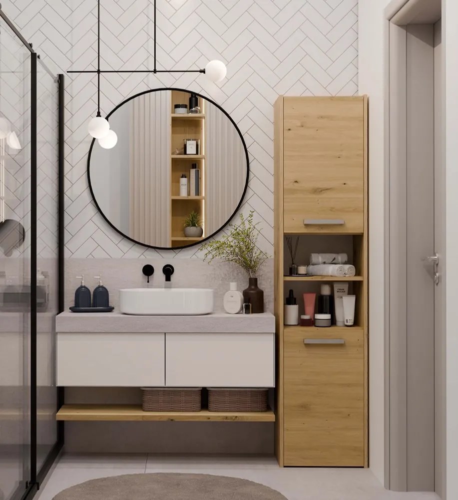 Koupelnová skříňka S40 Dub artisan