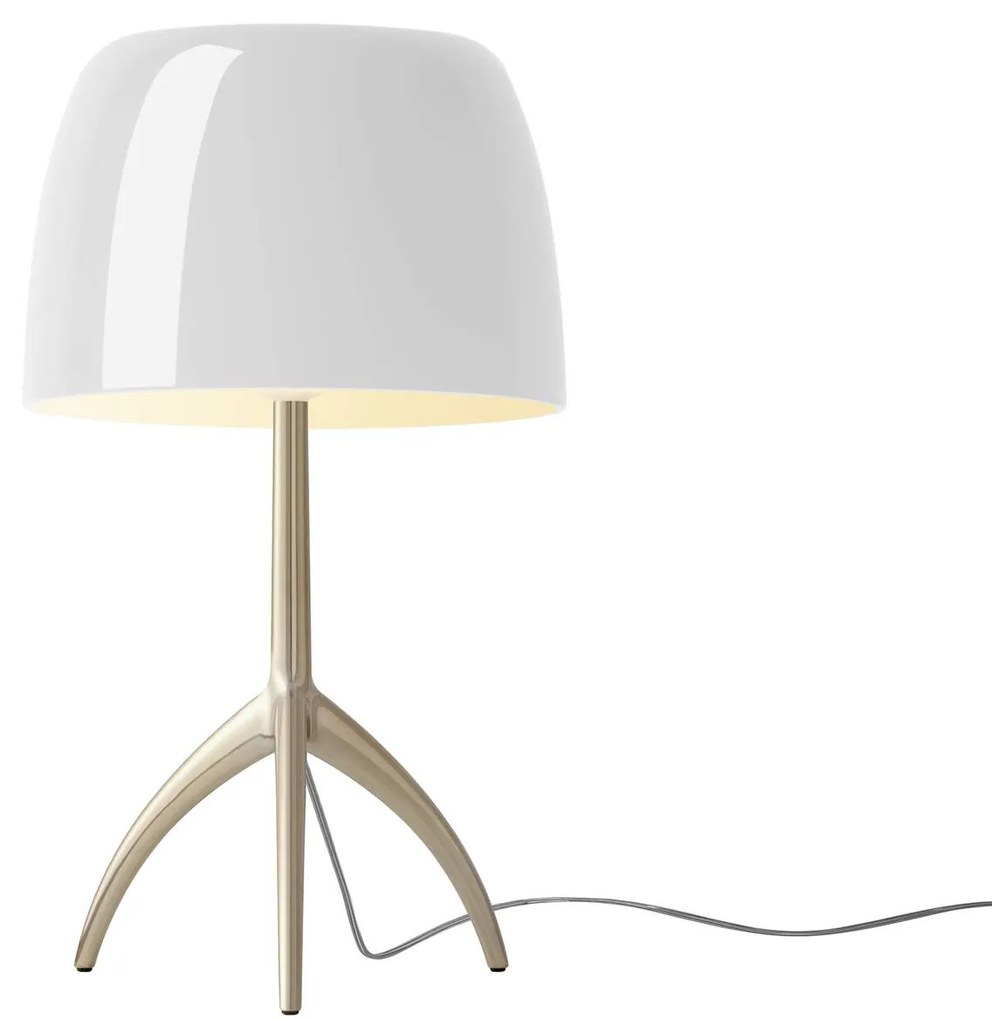 Foscarini Lumiere grande krémová/bílá stmívatelná