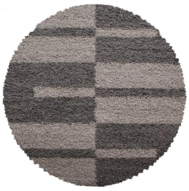 Ayyildiz Kusový koberec GALA 2505, Taupe Rozměr koberce: 120 cm KRUH