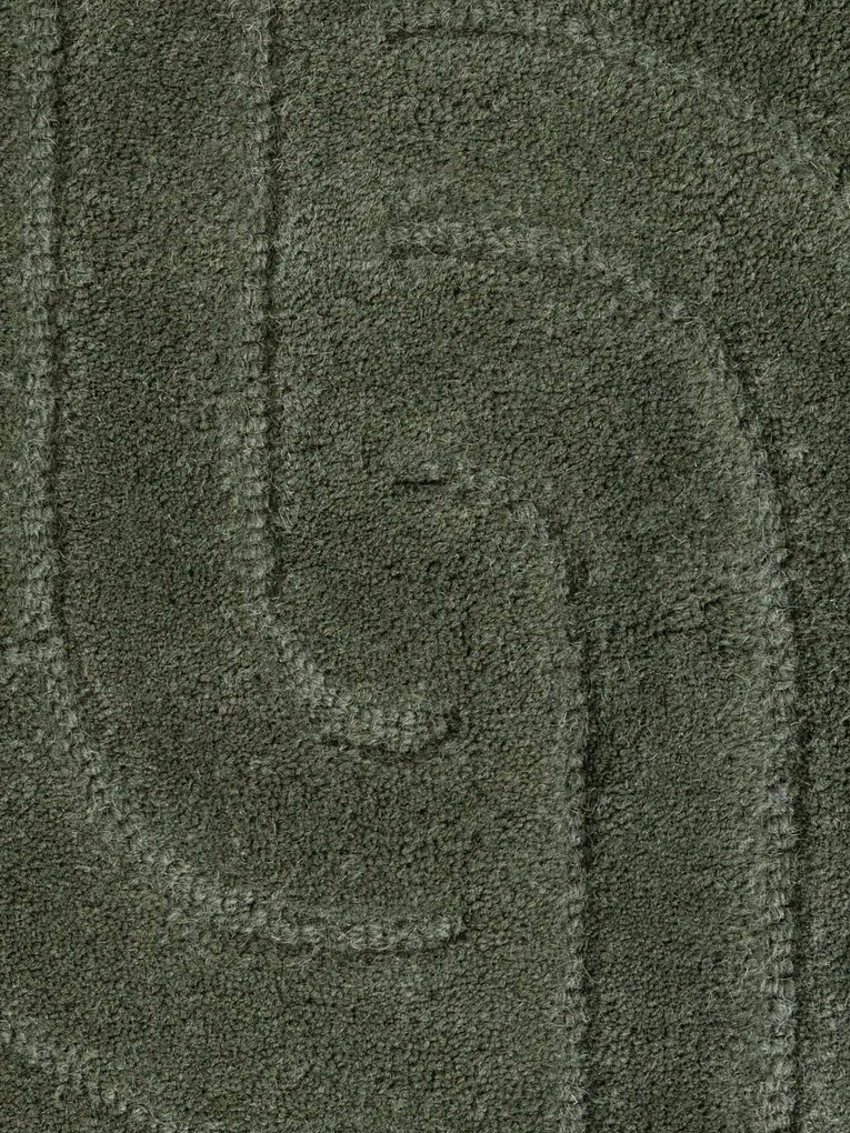Vikosa, Kusový koberec Vikosa Arcura 106271 Dark Green, 160x230, zelená, ložnice