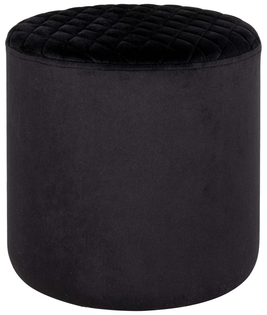 House Nordic Černý pouf EJBY 1501109AA