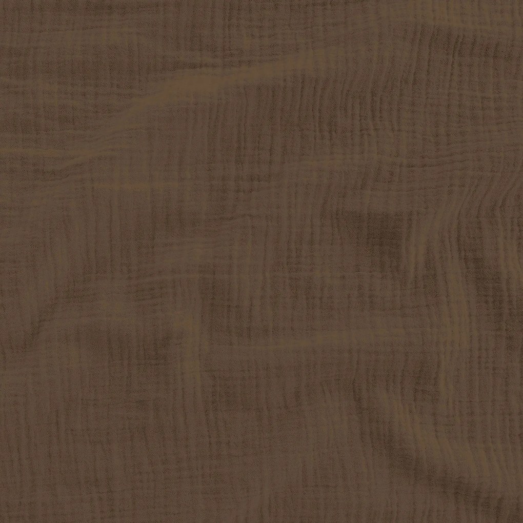 Celoroční mušelínový povlak na polštářek Chocolate - GOTS Velikost: 40 x 40