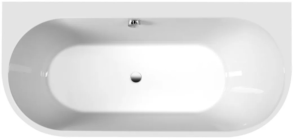 Polysan Astra DR Monolith vana asymetrická 160 x 75 cm pravá akrylátová bílá 34611MDR