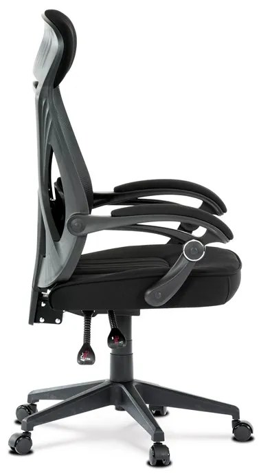 Ergonomická kancelářská židle VIGELTI - černá síťovina Barva: černá