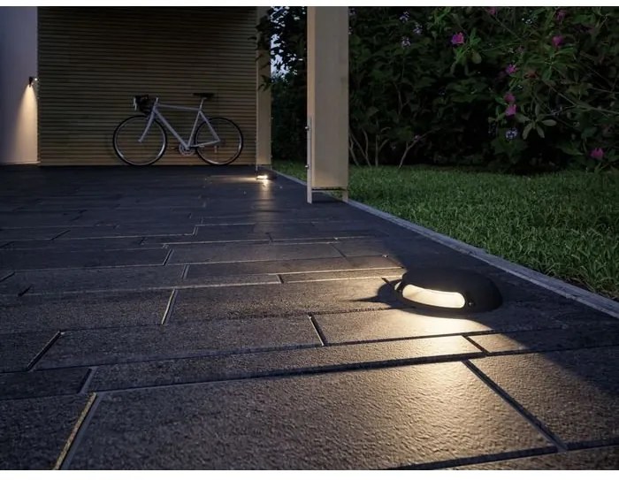 P 93920 Plug&Shine zemní přisazené svítidlo IP67 2x3W 24V pojezdové antracit - PAULMANN