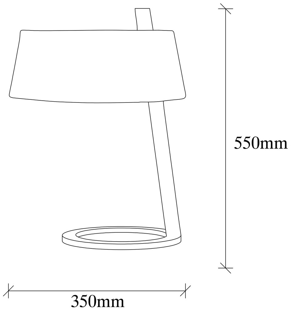 ASIR Stolní lampa SALIHINI - MR-624 bílá černá