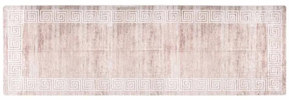 Koberec pratelný 80 x 300 cm béžový 337941