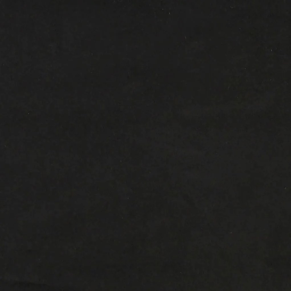 3místná pohovka s polštáři černá 180 cm samet - Default Title