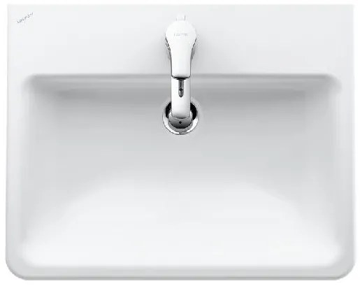 Laufen Pro S - Zápustné umyvadlo, 56x44 cm, 3 otvory pro baterii, s LCC, bílá H8189634001081