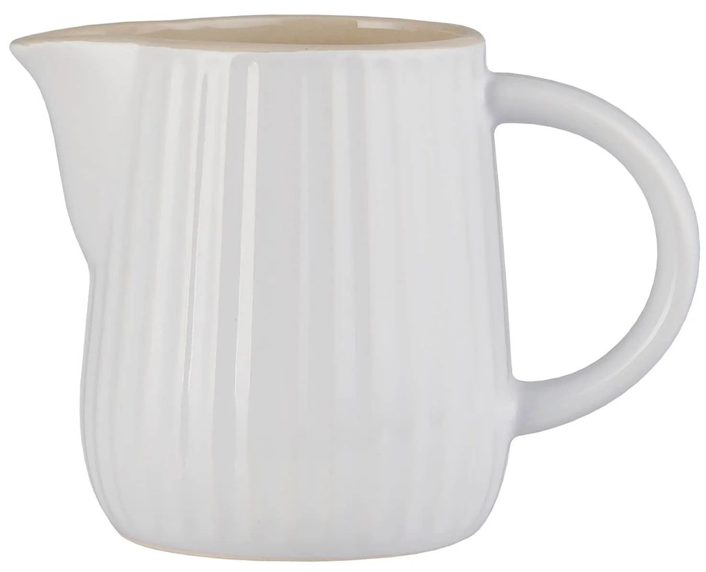 Ib Laursen Džbánek na mléko Mynte Pure White 200 ml, bílá barva, keramika