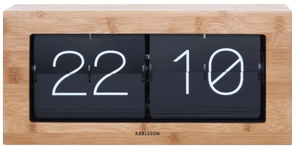 Designové nástěnné/stolní překlápěcí hodiny 5642WD Karlsson 37cm