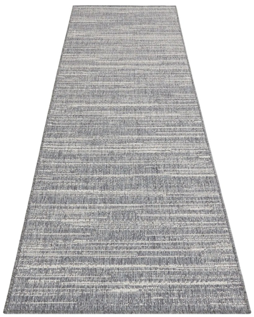 ELLE Decoration, Kusový koberec Gemini 105543 Silver z kolekce Elle – na ven i na doma, 120x170, šedá, chodba / předsíň