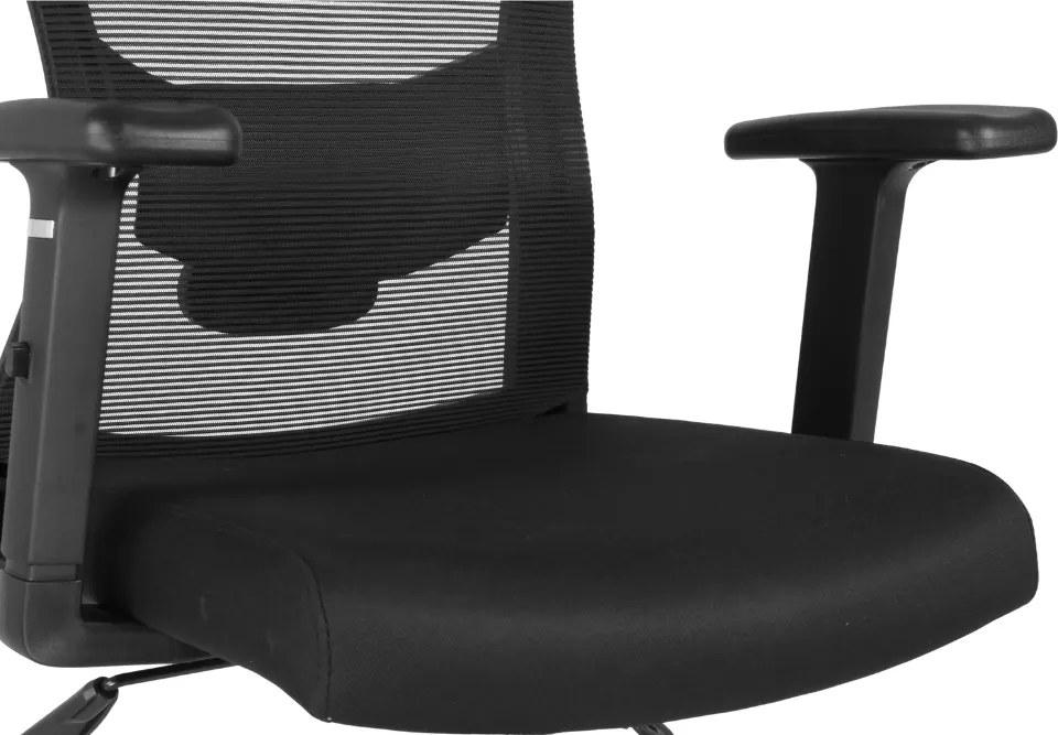 Ergonomická kancelářská židle ERGODO FAGER - černá síťovina / nosnost 150 kg