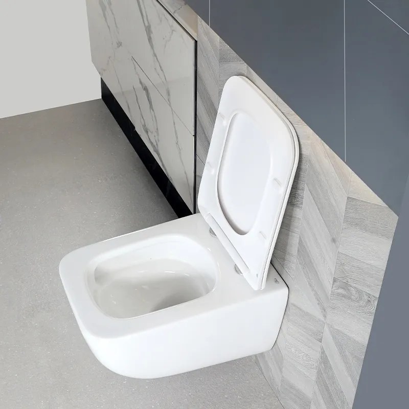 BPS-koupelny Závěsná WC mísa se SoftClose sedátkem HYD-6836, bílá