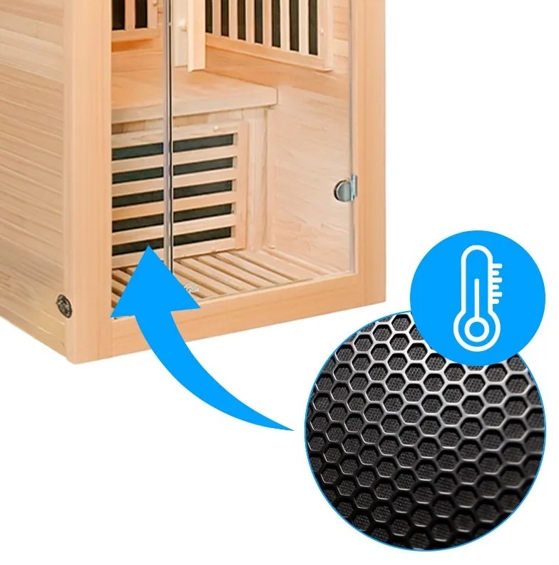 BPS-koupelny Infrasauna Relax HYD-6709 90x90, 1-2 osoby