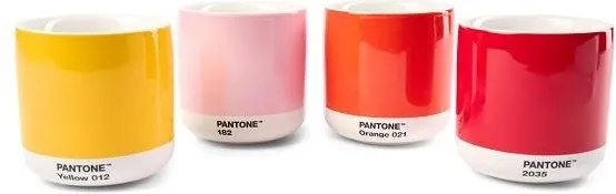 Sada pantone latte termo hrnek set 4 ks - yellow, red, orange, light pink