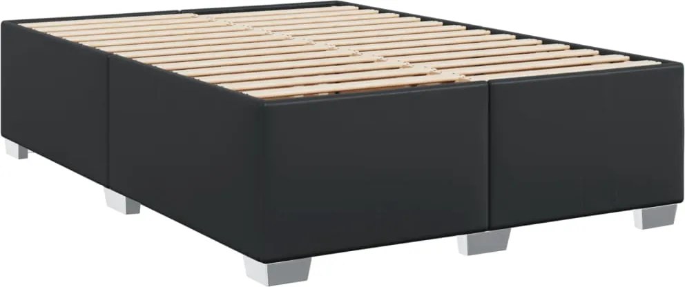 Rám postele černá 160 x 200 cm umělá kůže 3284564