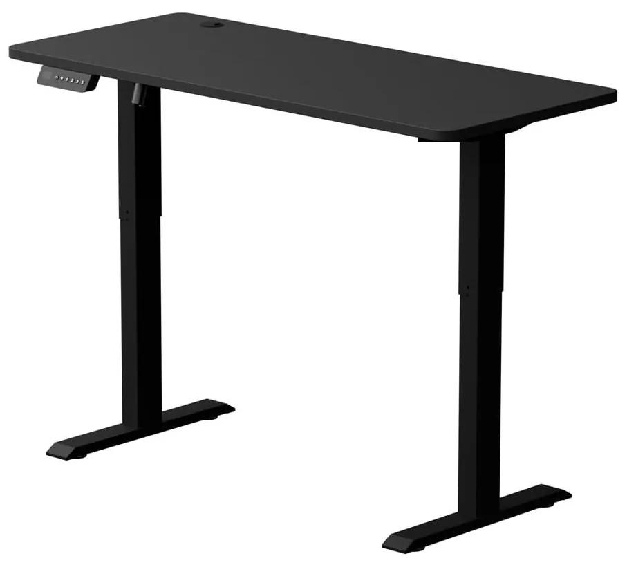 Milagro | Výškově nastavitelný psací stůl LEVANO 140x60 cm černá | MI2340