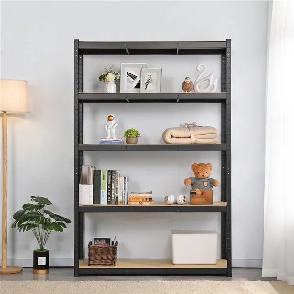 Zátěžový regál Yaheetech – Mod.6: 180 × 120 × 45 cm/875 kg černá (264515749188)