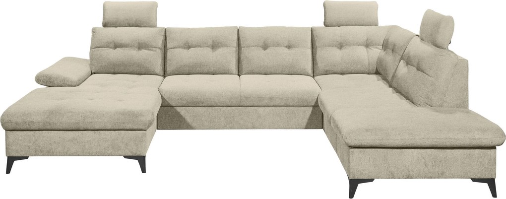 XXXLutz SEDACÍ SOUPRAVA, textil, béžová MID.YOU - Sedací soupravy - 002220053706
