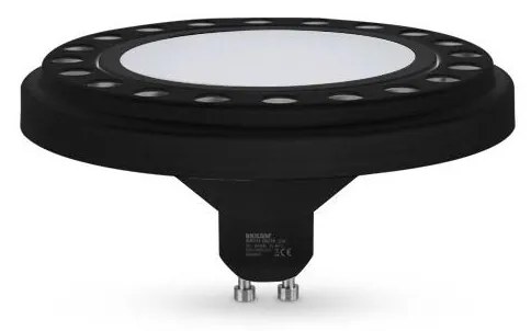 Brilum | LED Žárovka AR111 GU10/12W/230V 4000K černá 120° | B3527