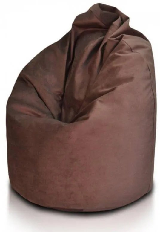 Primabag Mega Sako plyš tmavě hnědá
