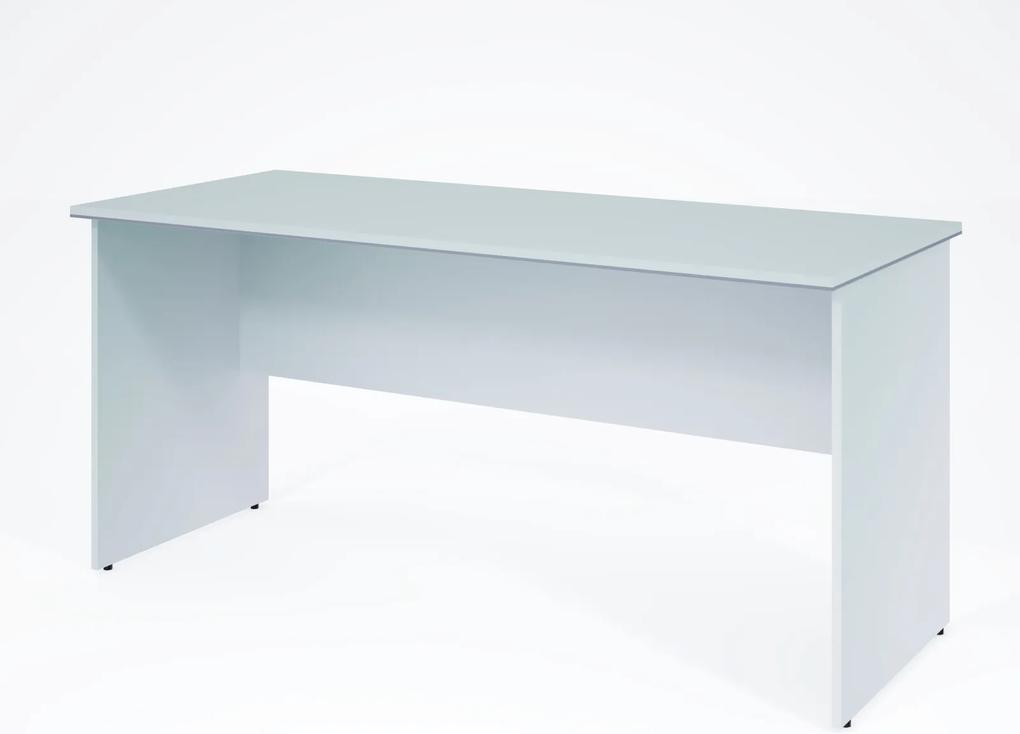 Psací stůl Smart Light Š 118 cm, V 73,7 cm, H 67 cm, bílá, dub medový, bílá