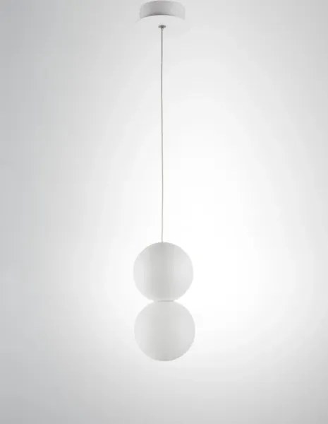 Moderní lustr Zero 10 bílé